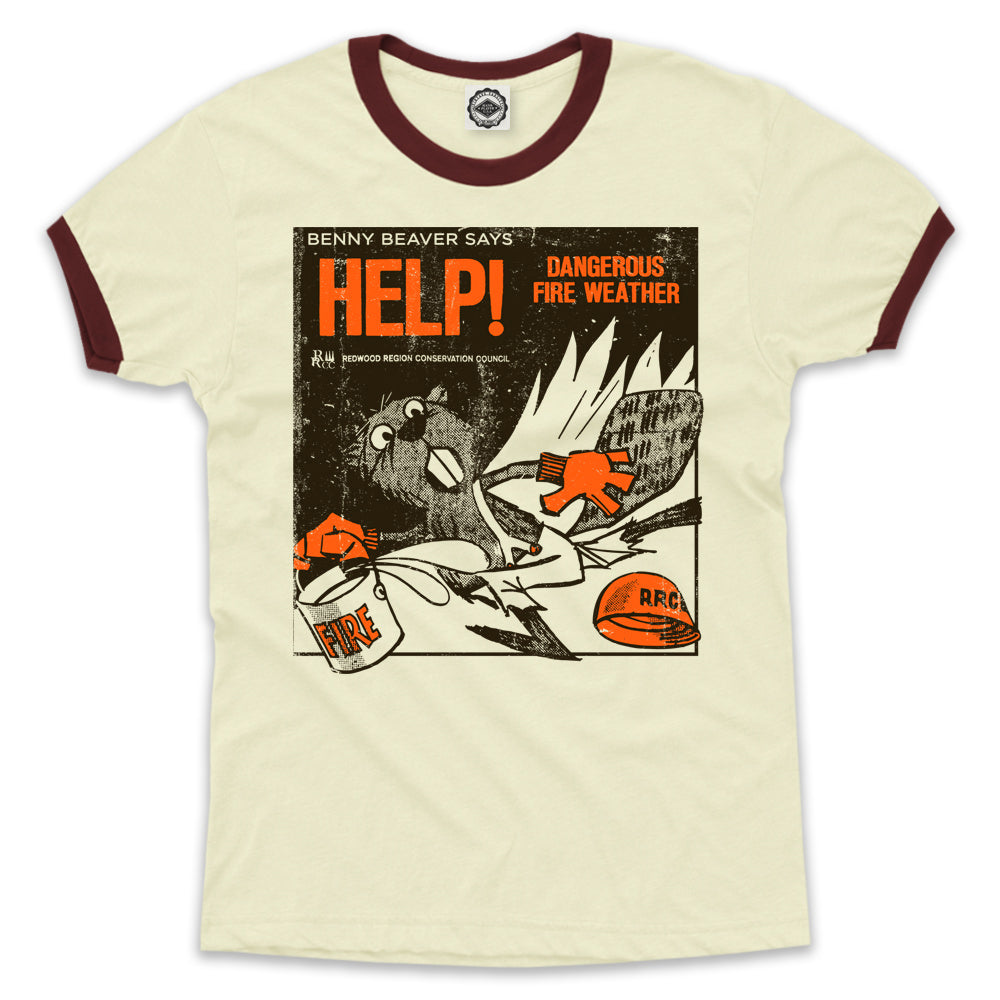 Benny Beaver Unisex Ringer Tee – Hank Player