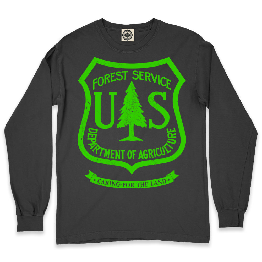 USDA Forest Service Insignia Unisex Long Sleeve Pigment Dyed Tee – Hank ...